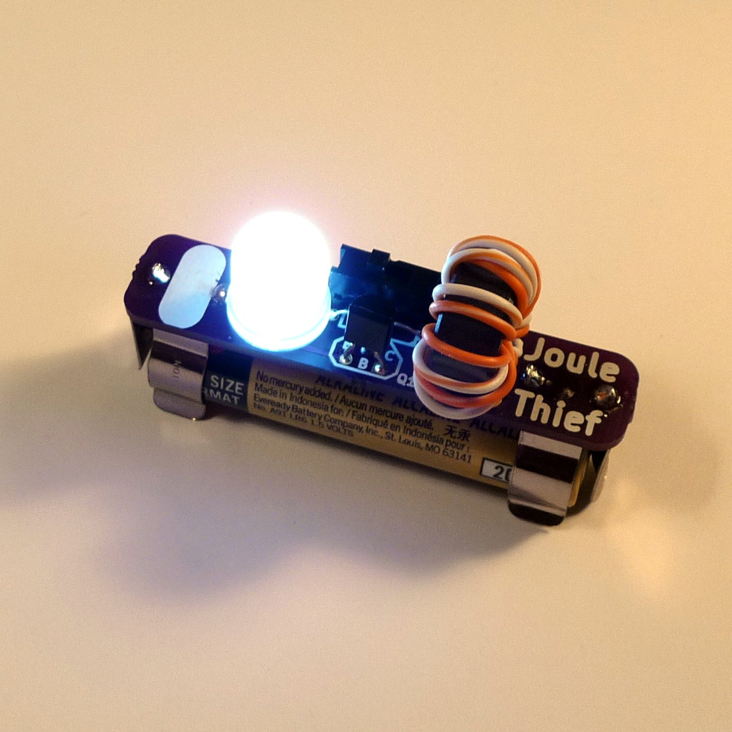 Easy Joule Thief Soldering Kit From Makersbox On Tindie