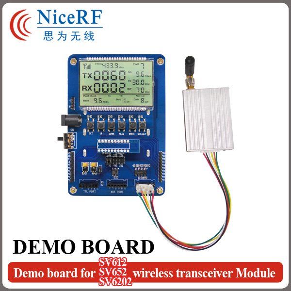 DEMO Board for SV Series Wireless RF Module from NiceRF on Tindie