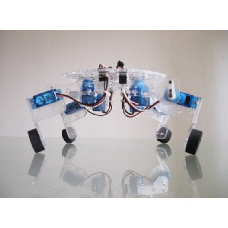 QuaBot quadruped robot chassis with 8 Servo motor from MHobbies on Tindie
