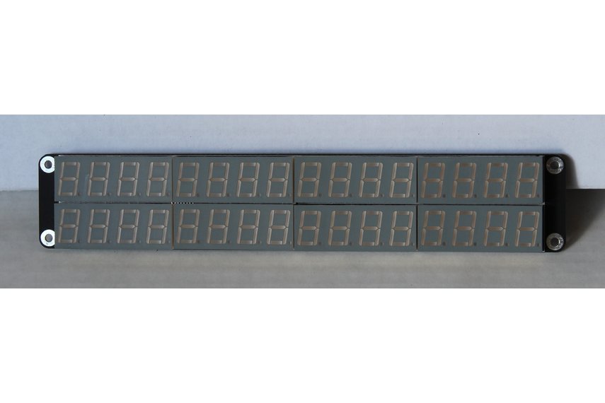 32x 7+1 Segment Display Panel from Carbon on Tindie