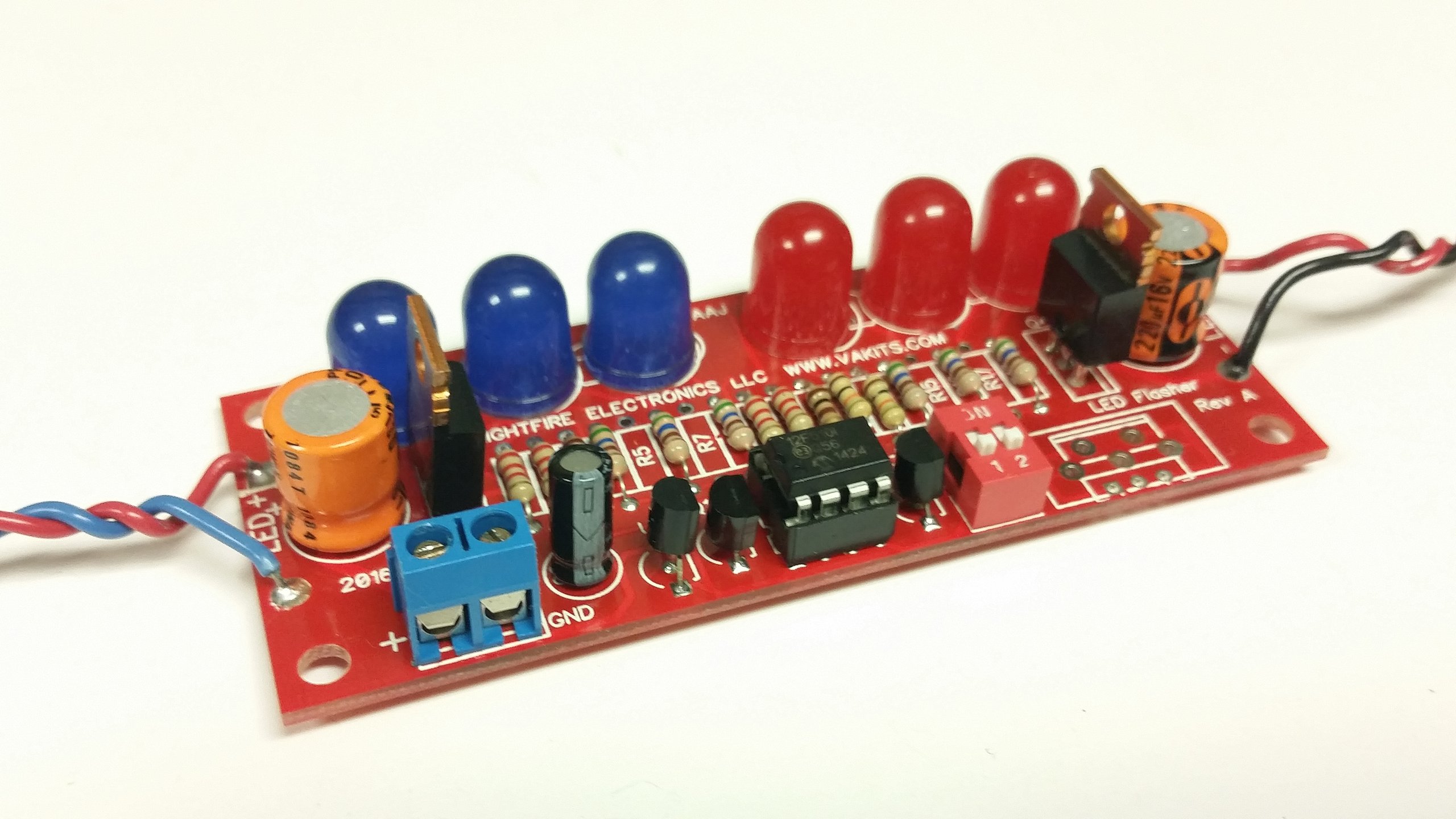 Flashing Police Lights Kit from nfceramics on Tindie