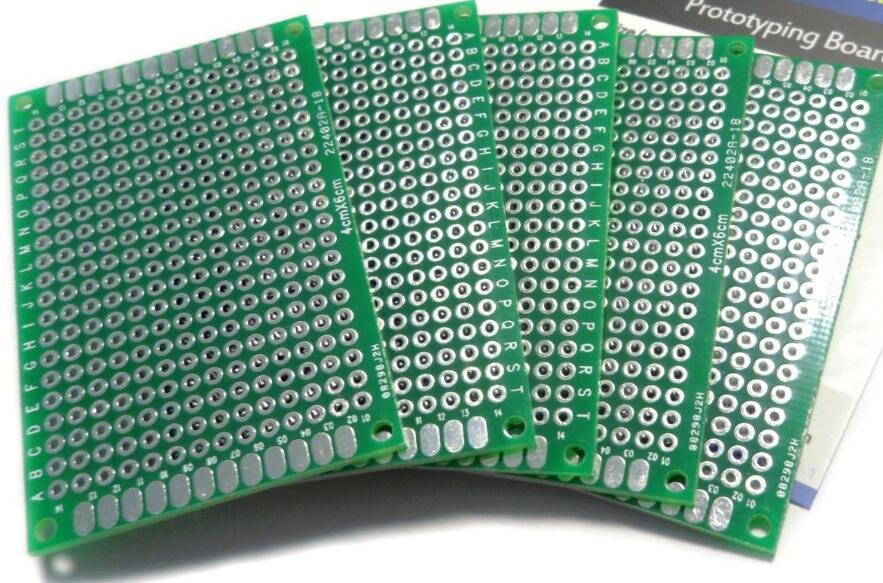 Double-sided prototyping board - 40x60mm from PCBWay on Tindie