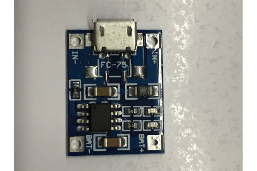 TP4056 Lithium battery charging module from PCBWay on Tindie