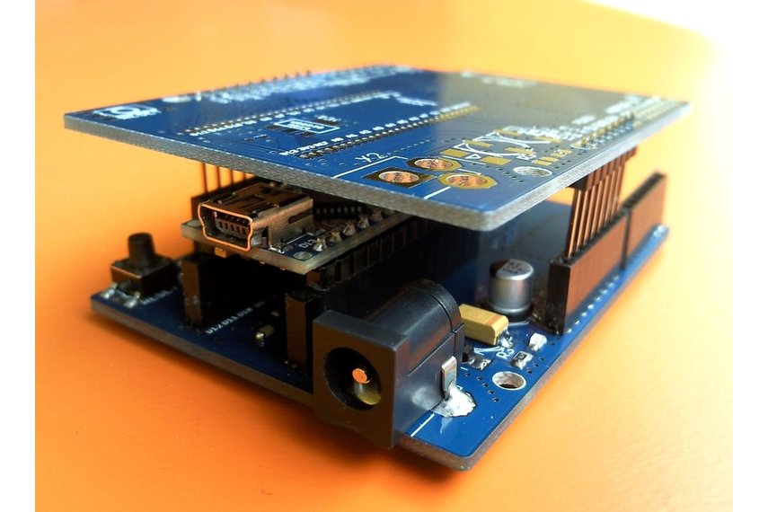 Arduino Nano to Arduino Uno adapter from Chichomecho on Tindie