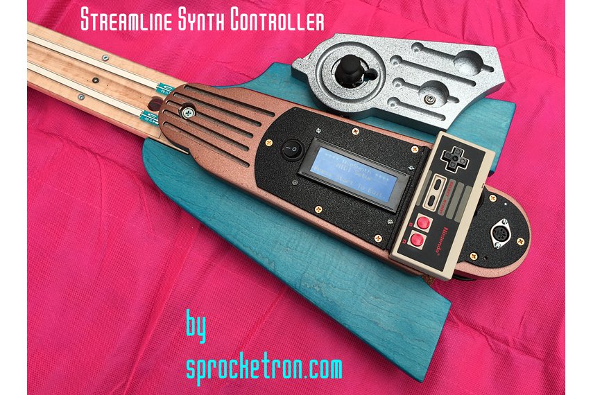 Guitar MIDI Synth Controller from sprocketron on Tindie