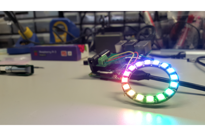 Raspberry Pi WS281X LED Shield from areaofeffect on Tindie