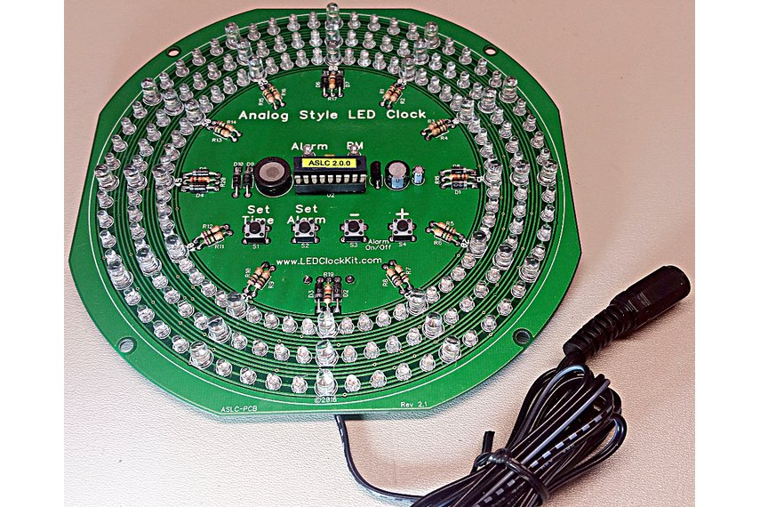 Analog Style Led Clock Kit From Tronx On Tindie