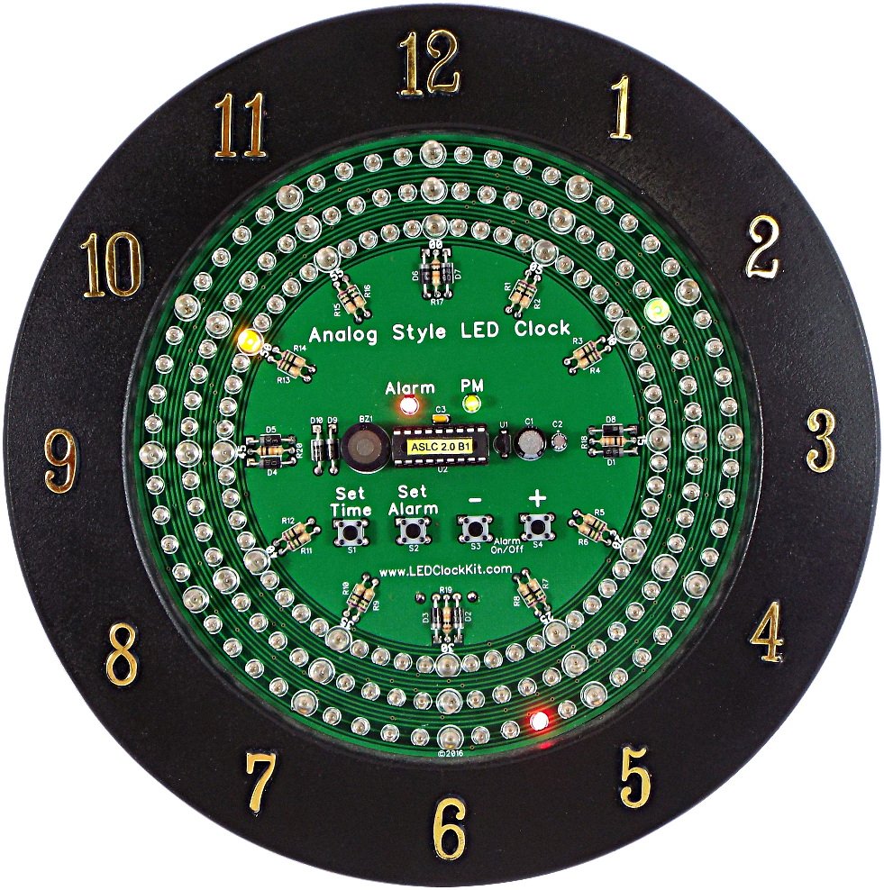Analog Style Led Clock Kit From Tronx On Tindie