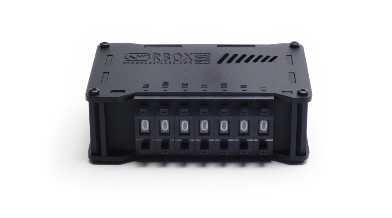 RBOX PRO - Resistance Decade Substitution Box from redrocketlabs on Tindie