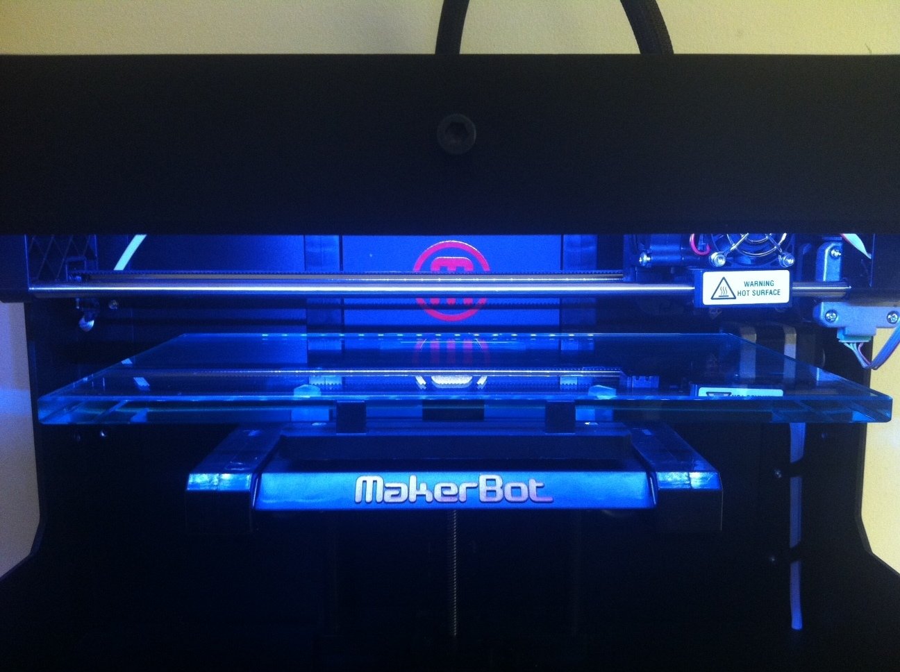 Makerbot Replicator 2 Glass Build Plate Upgrade from Makerbotupgrades ...