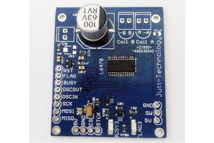 L6470 Stepper Motor Driver SPI interface from JuttTechnology on Tindie