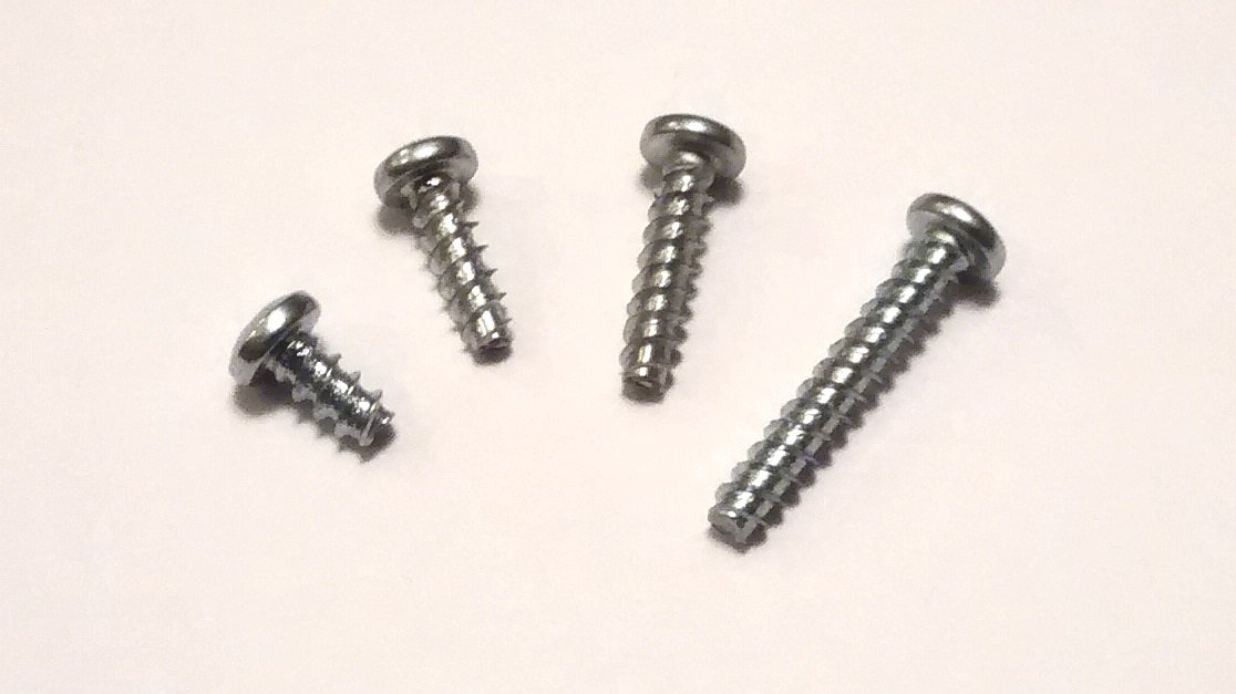 Steel Screws for 3D Printed Plastic from Slimbots on Tindie