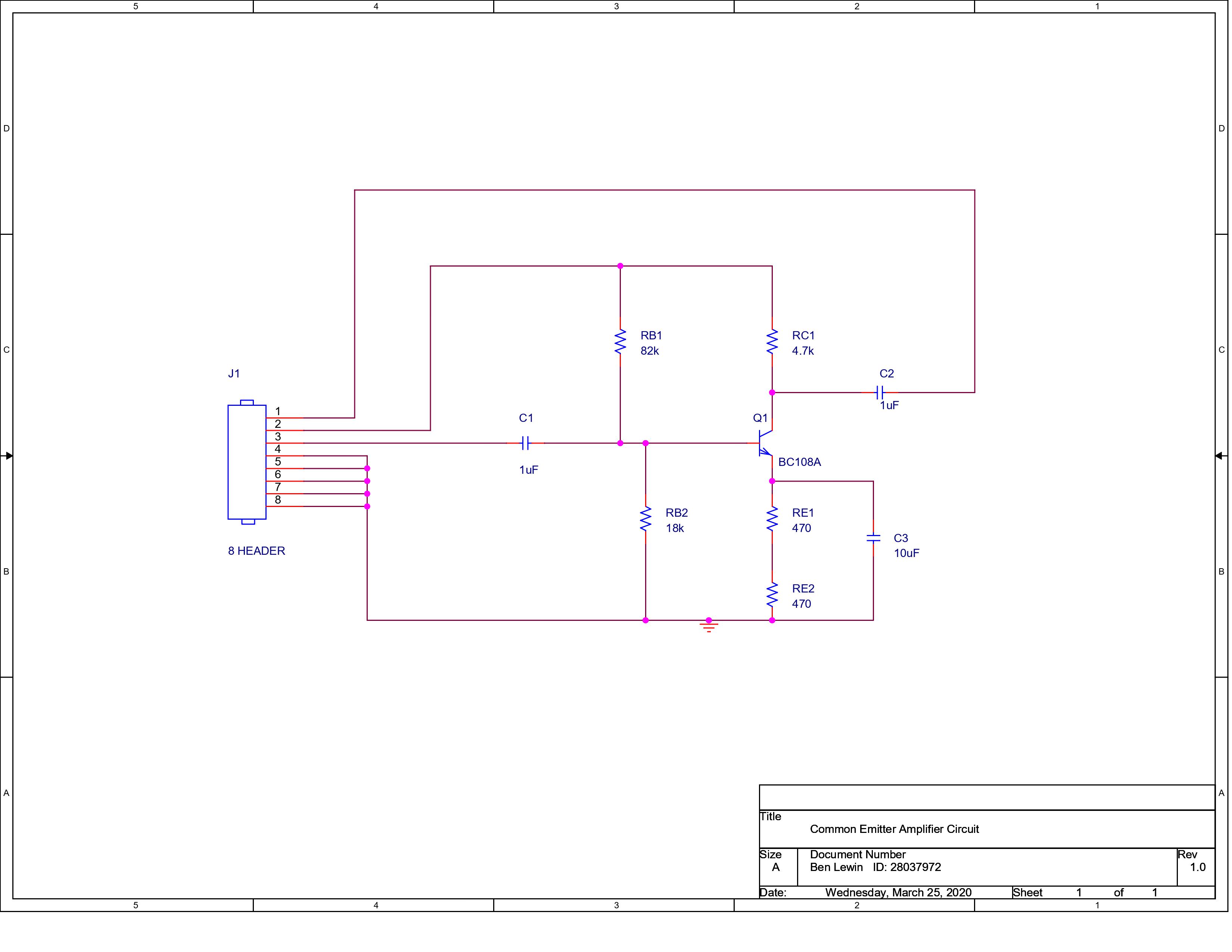 Common Emitter Amplifier Beginner Board from Bens-Electronics on Tindie